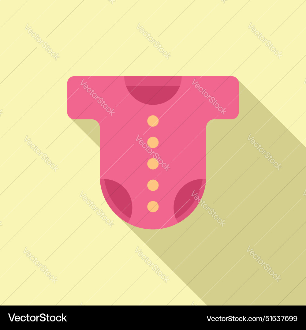 Pink baby onesie Royalty Free Vector Image - VectorStock