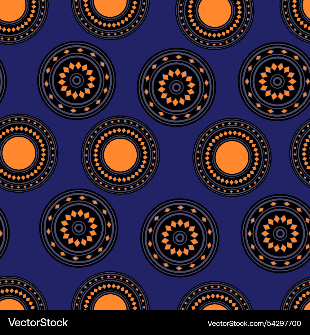 Seamless pattern with geometric aboriginal Vector Image