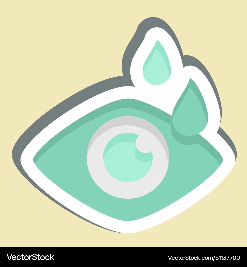 Sticker optometry related to medical specialties Vector Image