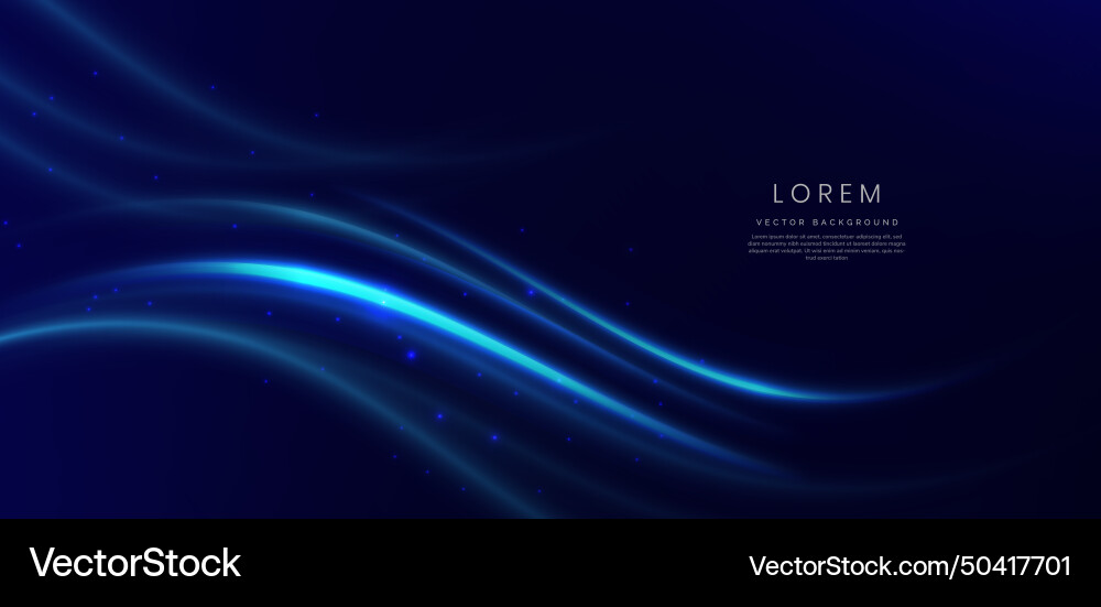Abstract futuristic concept wave lines Royalty Free Vector