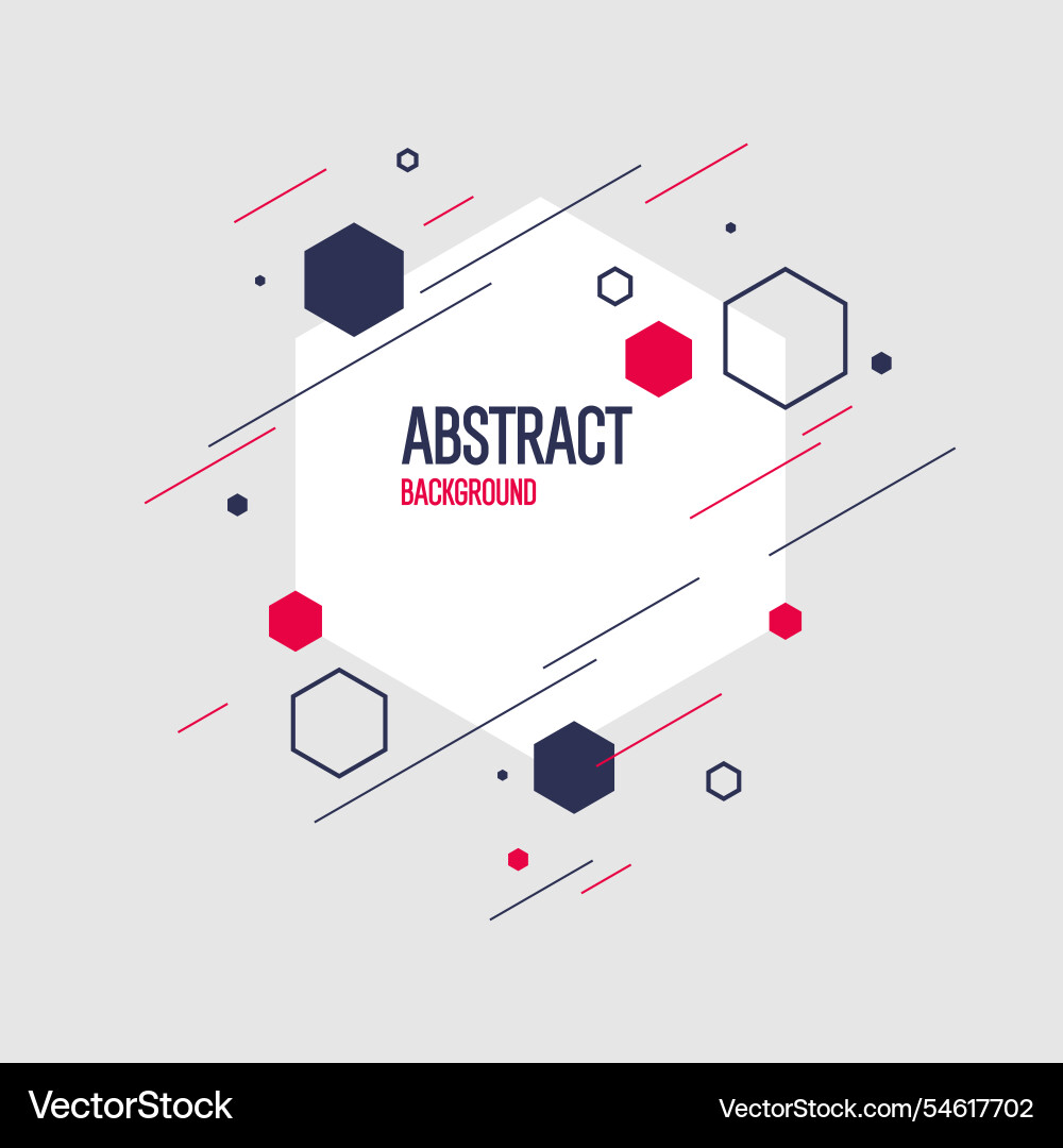 Composition with geometric shapes abstract Vector Image