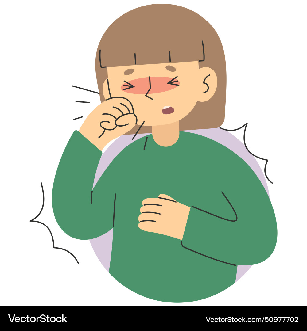 Cough 8 Royalty Free Vector Image - VectorStock