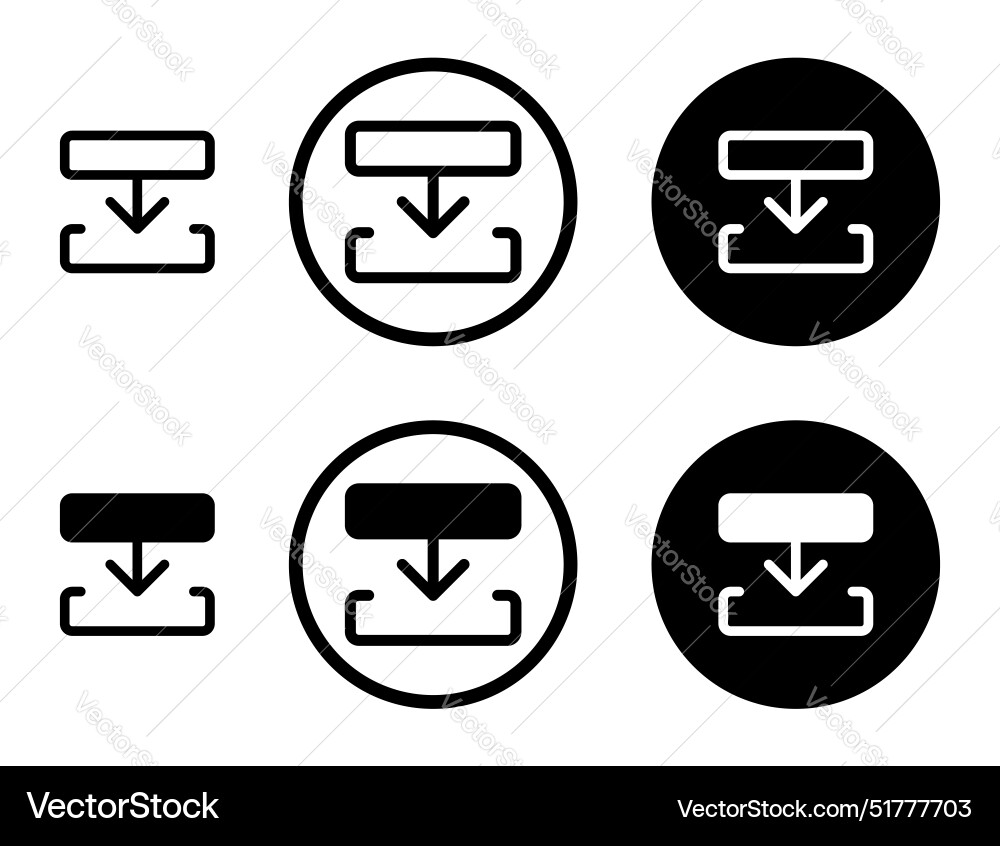 Diagram next line icon set Royalty Free Vector Image