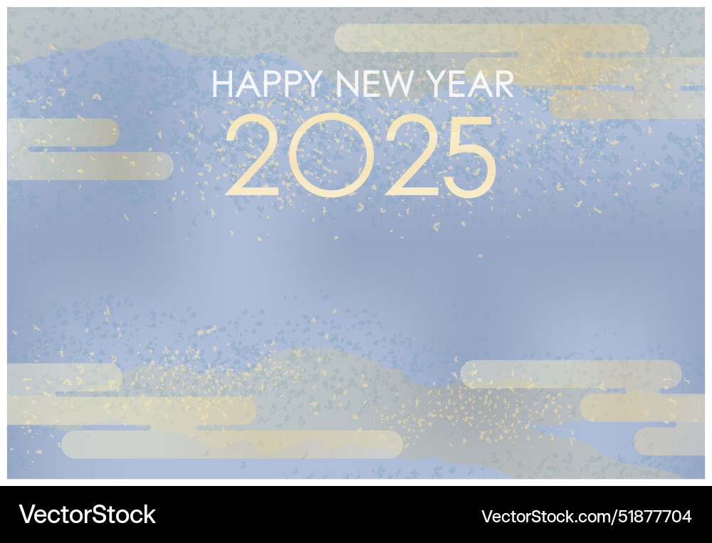 2025 new years card template with text space Vector Image