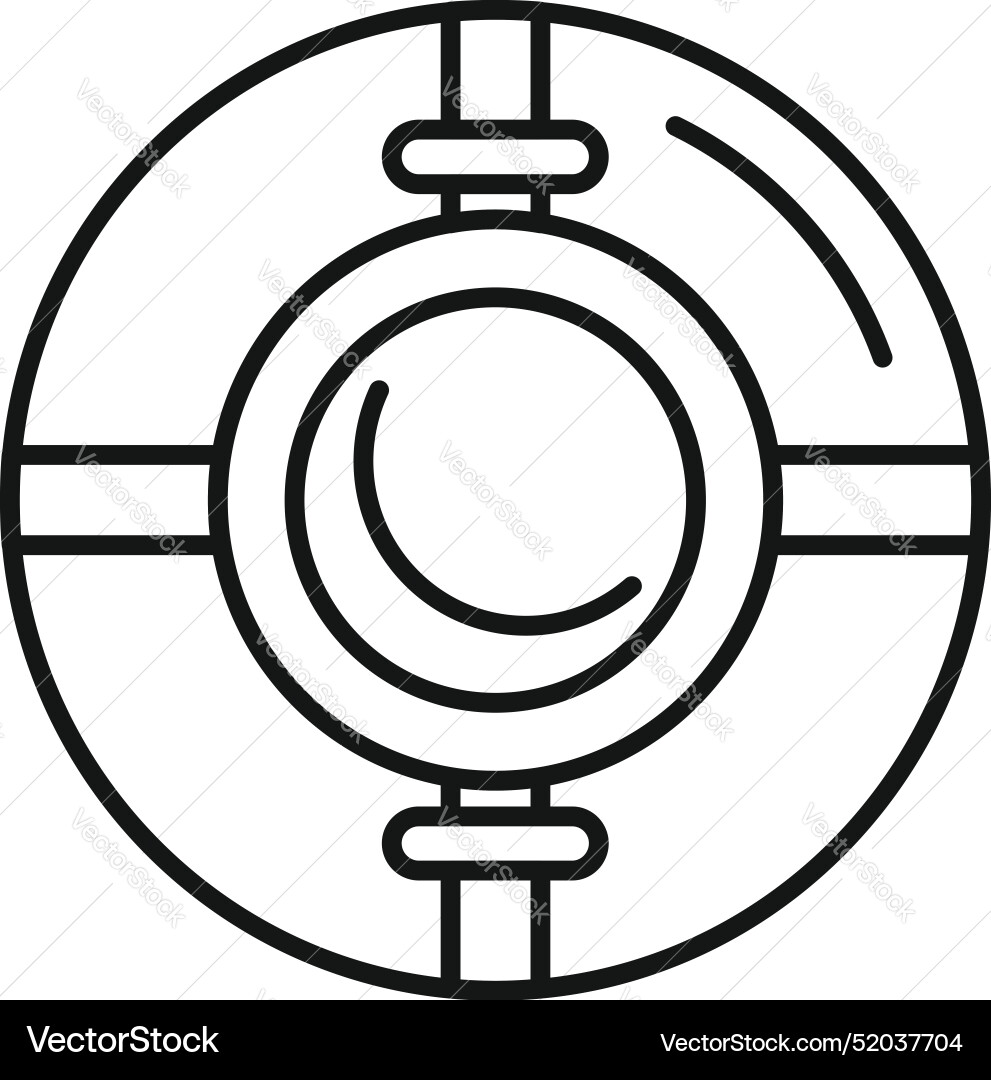 Bathyscaphe diving deep in the ocean Royalty Free Vector