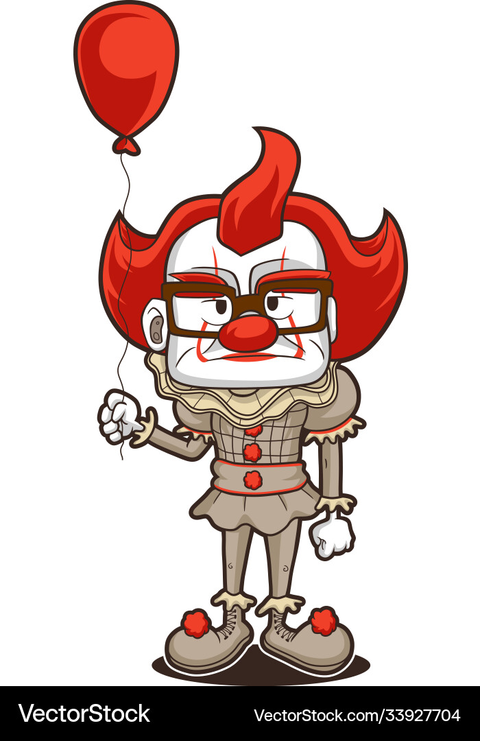 Pennywise Clown Royalty Free Vector Image - VectorStock