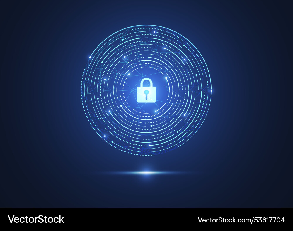 Premium security cyber digital concept abstract Vector Image Premium security cyber digital concept abstract Vector Image