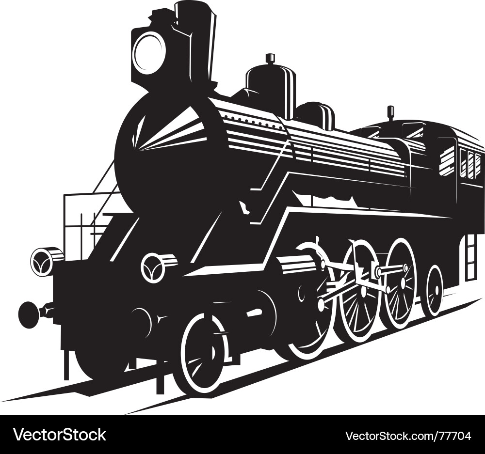 Steam engine Royalty Free Vector Image - VectorStock