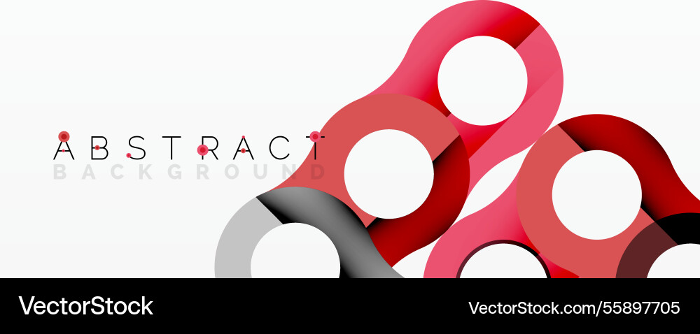Abstract circle element composition with Vector Image