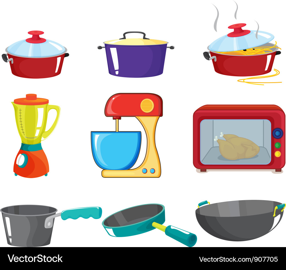 Kitchenware Collection Royalty Free Vector Image