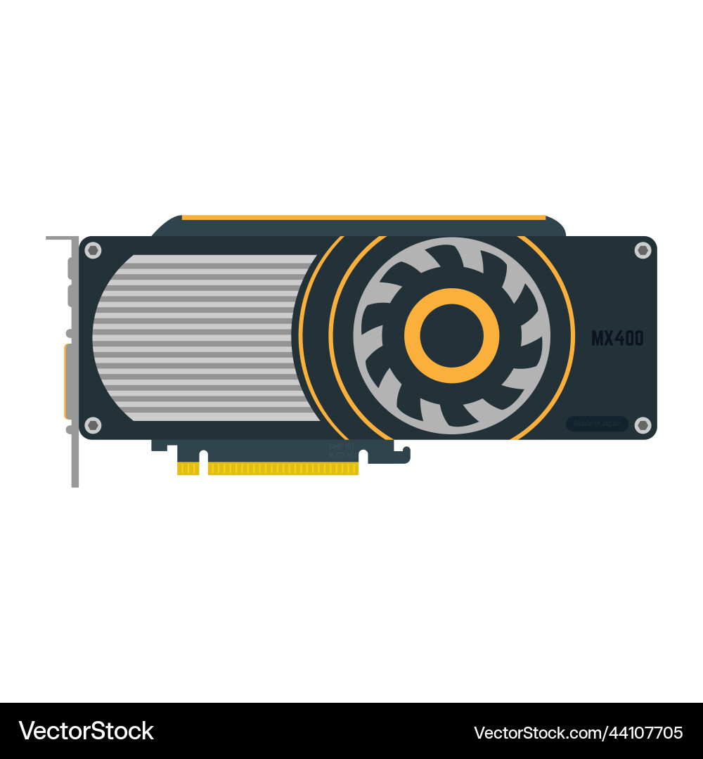 Video card Royalty Free Vector Image - VectorStock