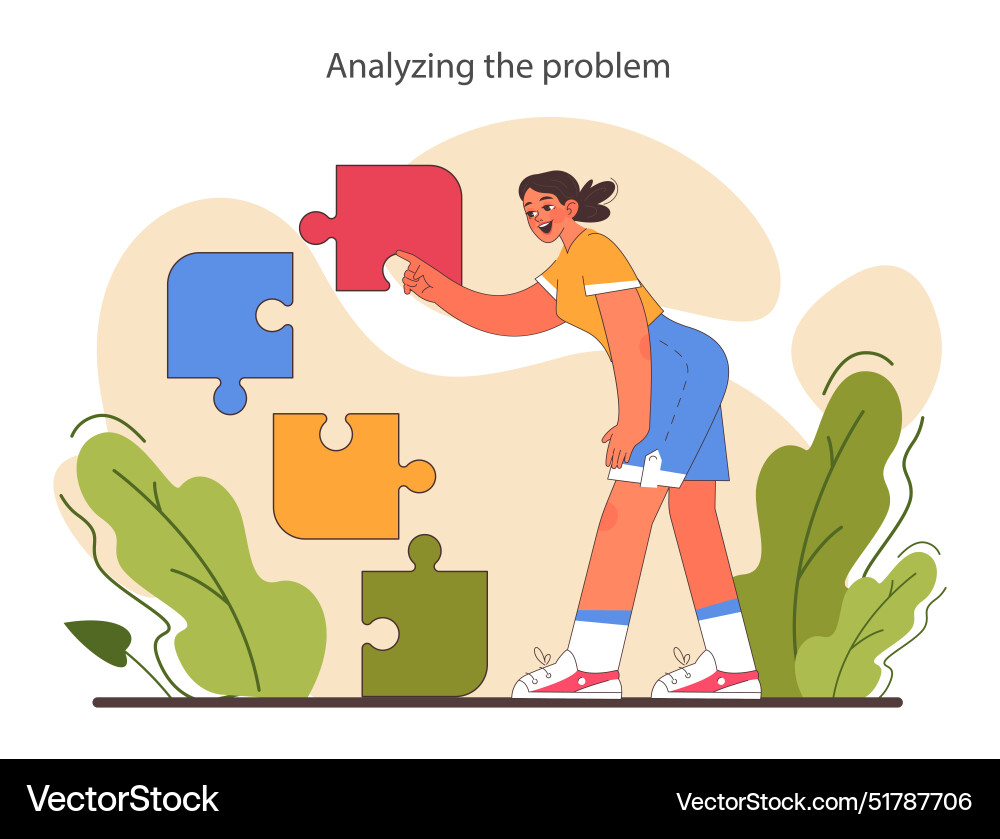 Critical thinking skill strategic decision-making Vector Image