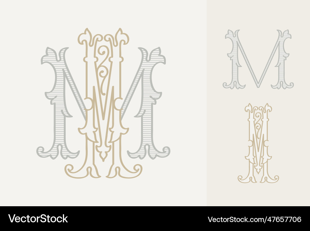 Fancy M Vector Images (over 790)