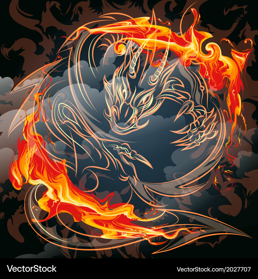 Gragon Vector Images (28)