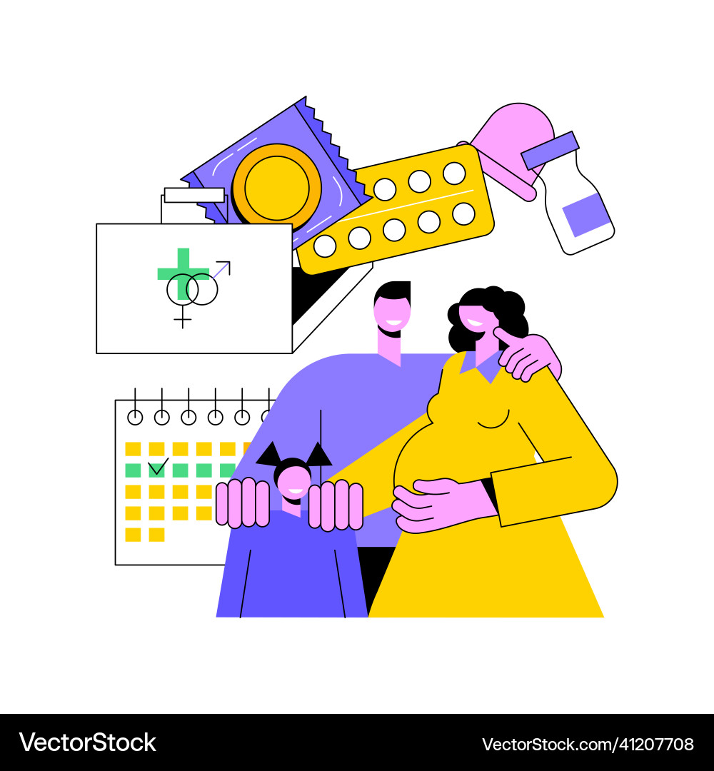 Contraception Methods Infographic Vector Images (over 120)