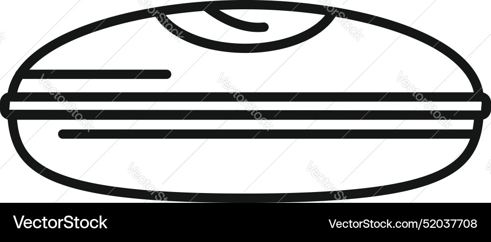 Round plastic food container keeping fresh Vector Image