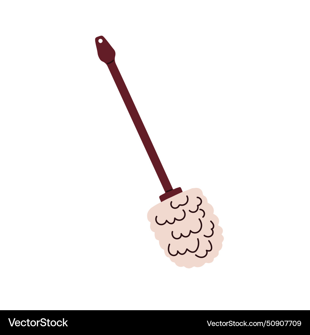 Clean toilet brush wc cleaner tool lavatory Vector Image