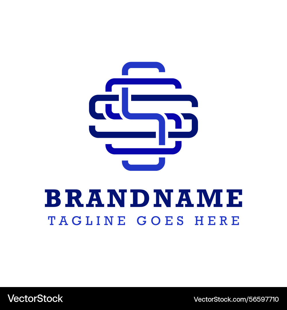 Letters sss monogram logo suitable for any brand Vector Image