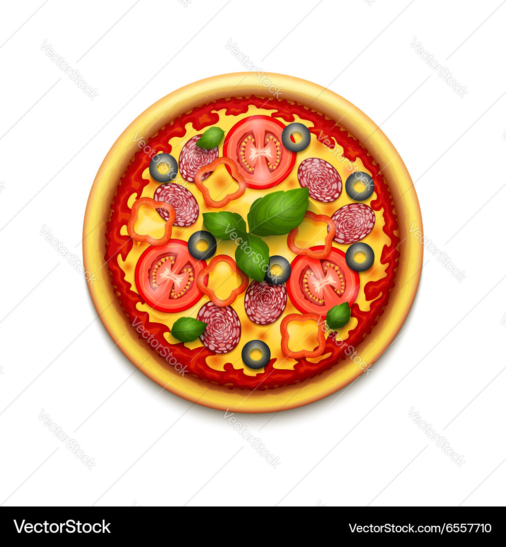 Pizza Royalty Free Vector Image - VectorStock