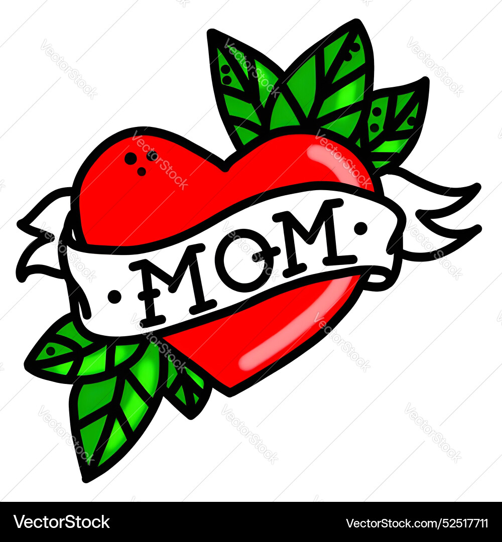 Love mom Royalty Free Vector Image - VectorStock