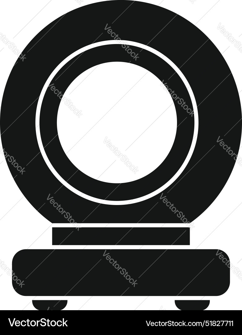Magnetic resonance imaging scanner operating Vector Image