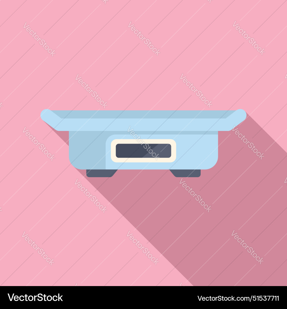 Modern digital bathroom scale icon Royalty Free Vector Image