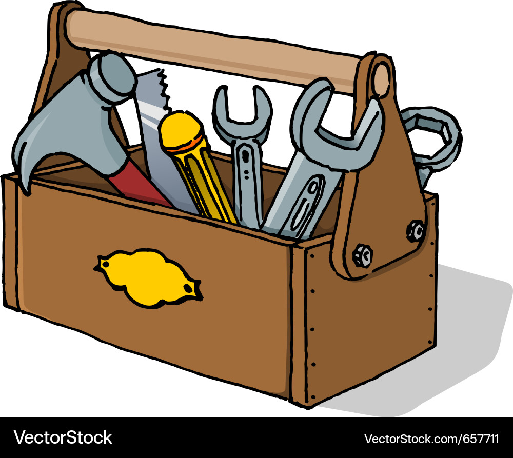Toolbox Equipment Set Royalty Free Vector Image