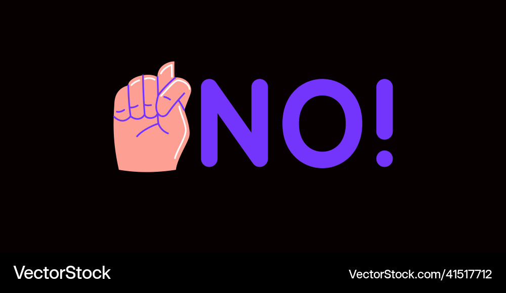 Hand gesture shows a fig the human Royalty Free Vector Image