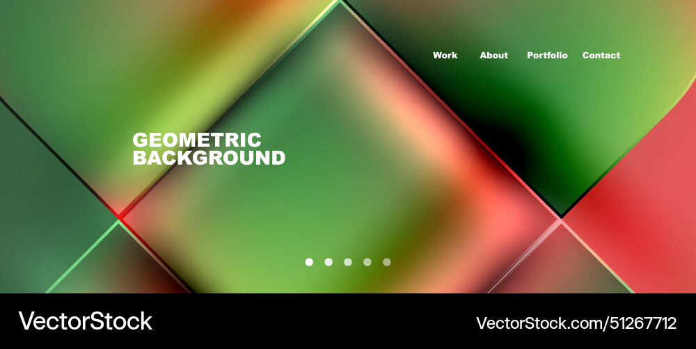 Round squares circles with fluid gradients Vector Image