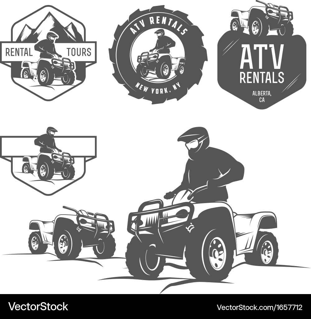 Atv Silhouette Vector Images (over 1,200)