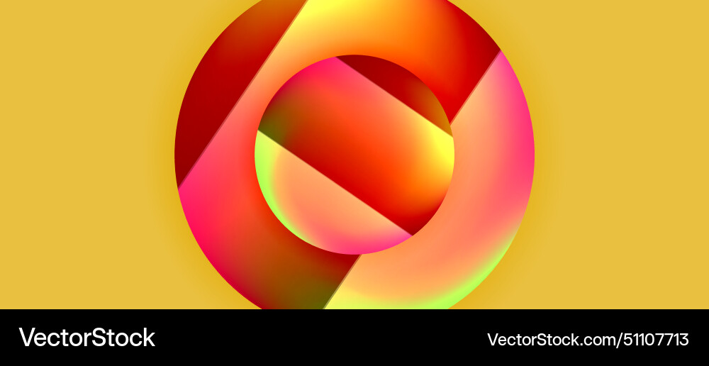 A colorful optical illusion of circle Royalty Free Vector