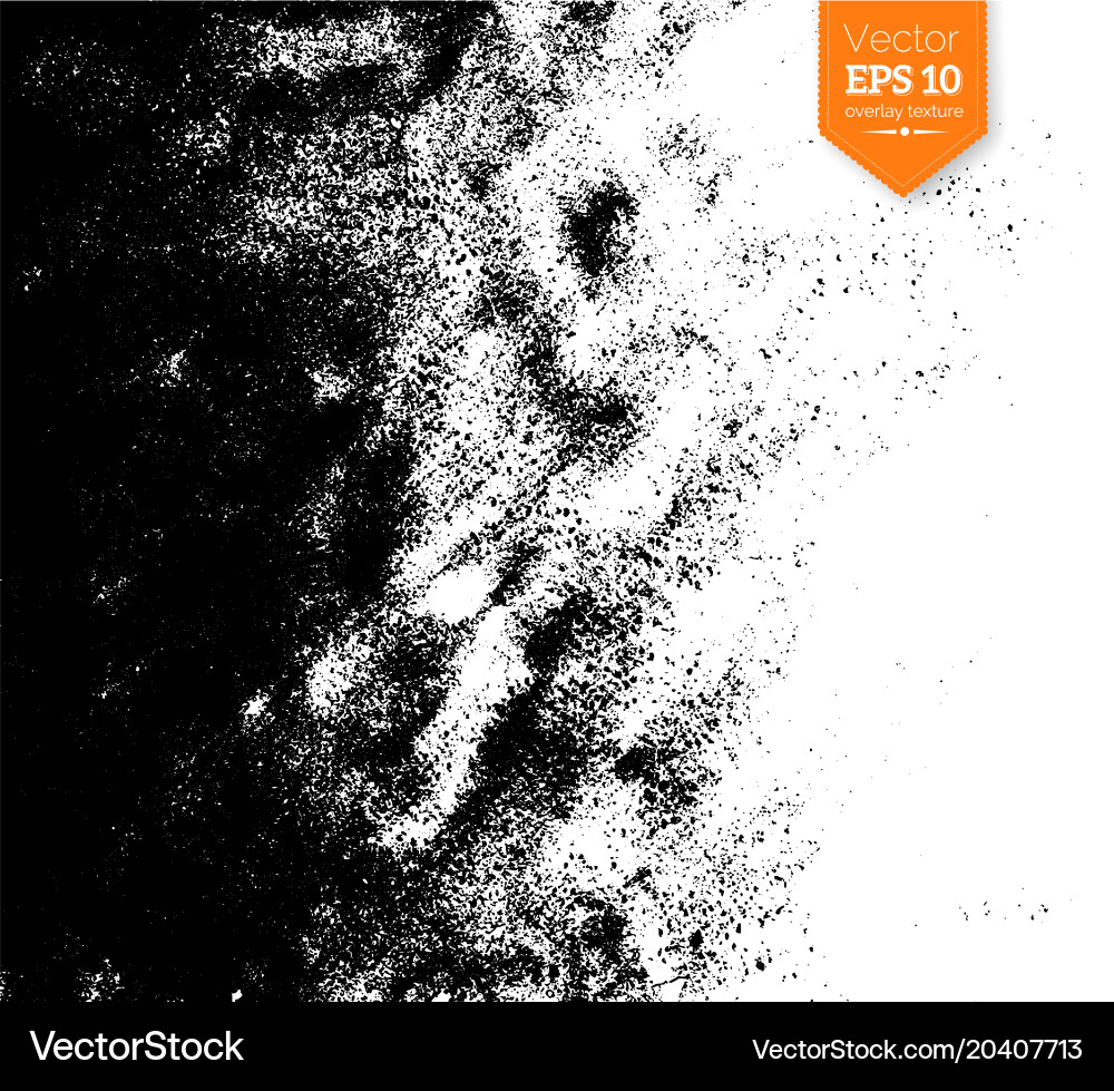Grunge gradient texture with paint smudges Vector Image