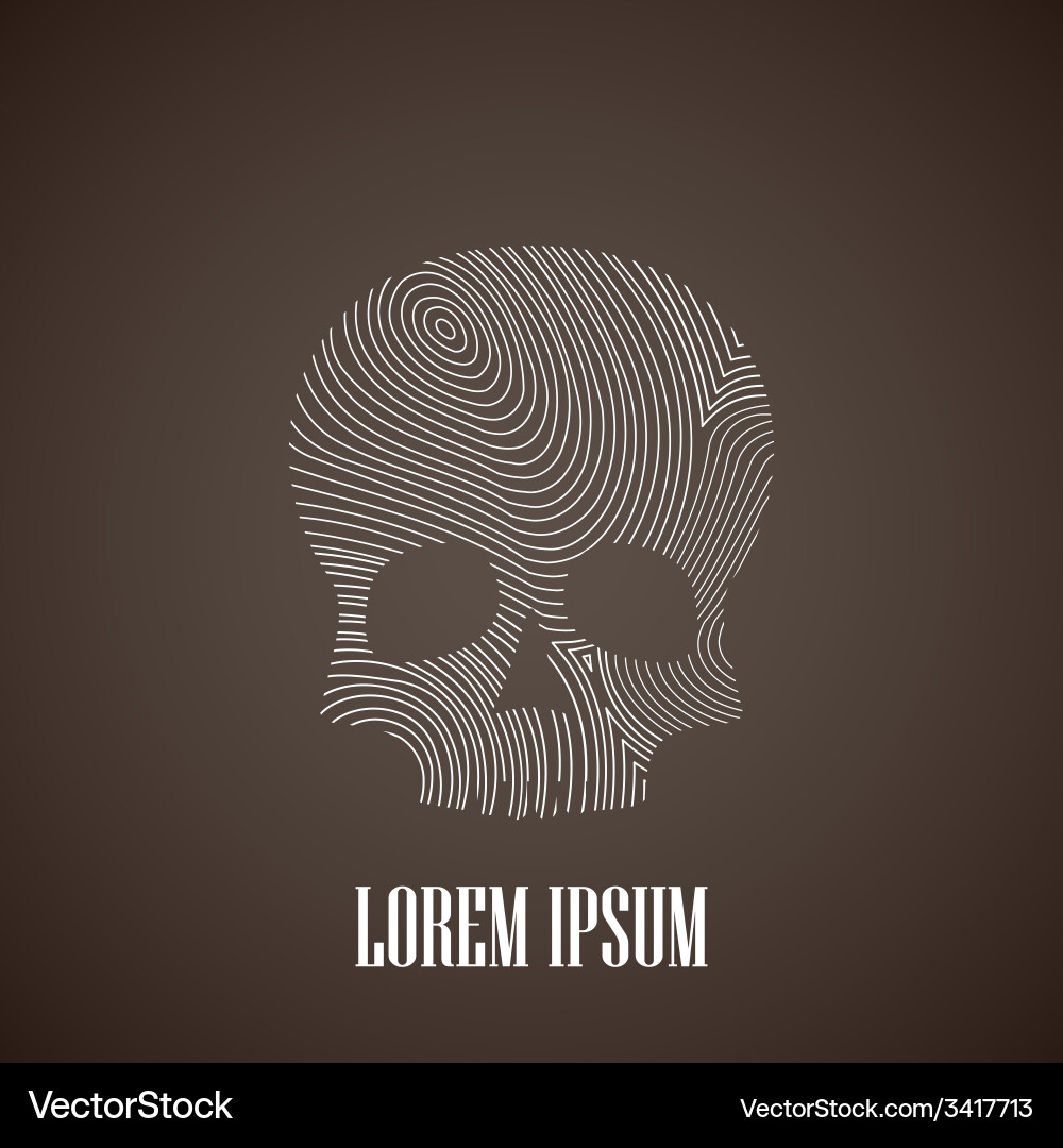 Skull Motif Royalty Free Vector Image - VectorStock