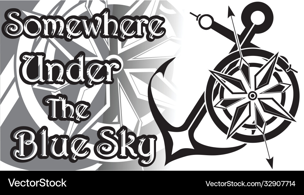 Navy compass Royalty Free Vector Image - VectorStock