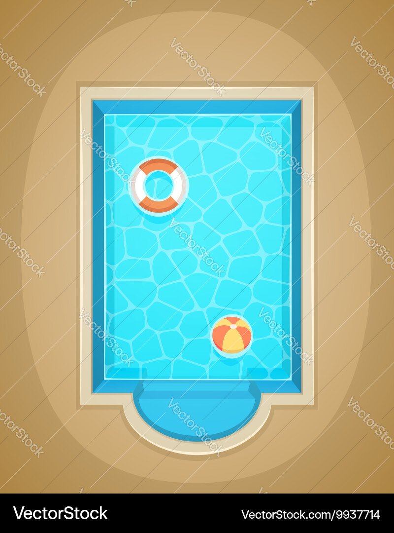 Swimming pool Royalty Free Vector Image - VectorStock