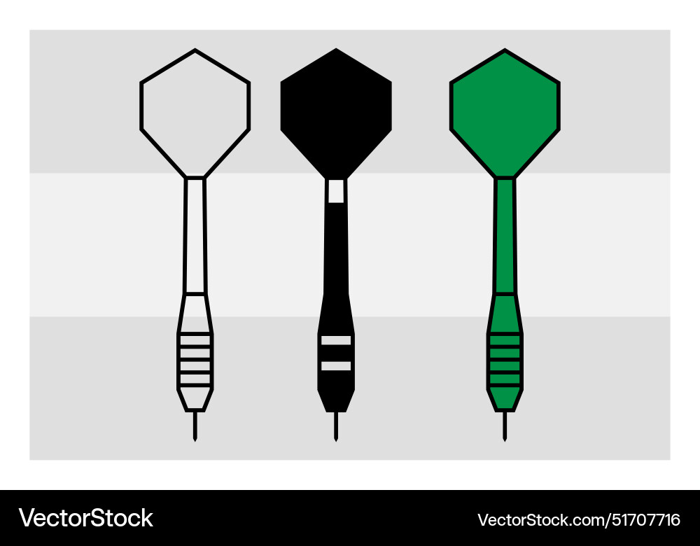 Darts svg target sports game Royalty Free Vector Image