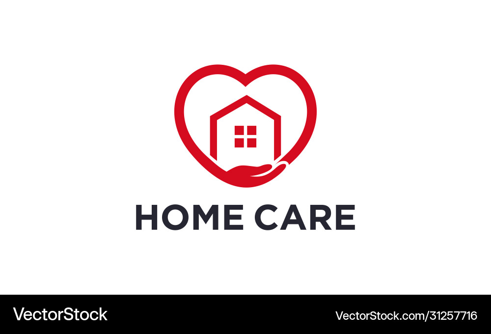 Home care for logo design editable Royalty Free Vector Image