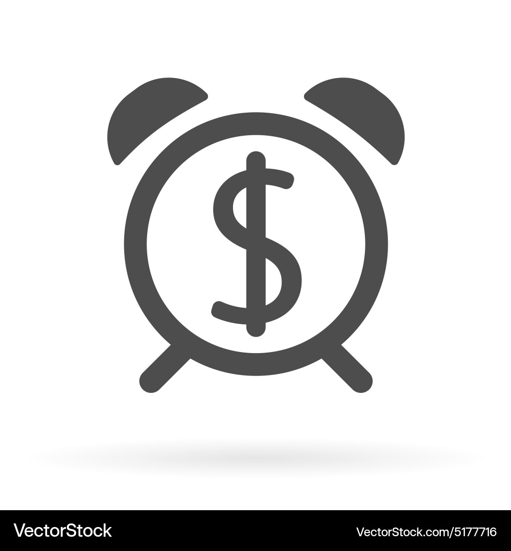 Time is money Royalty Free Vector Image - VectorStock