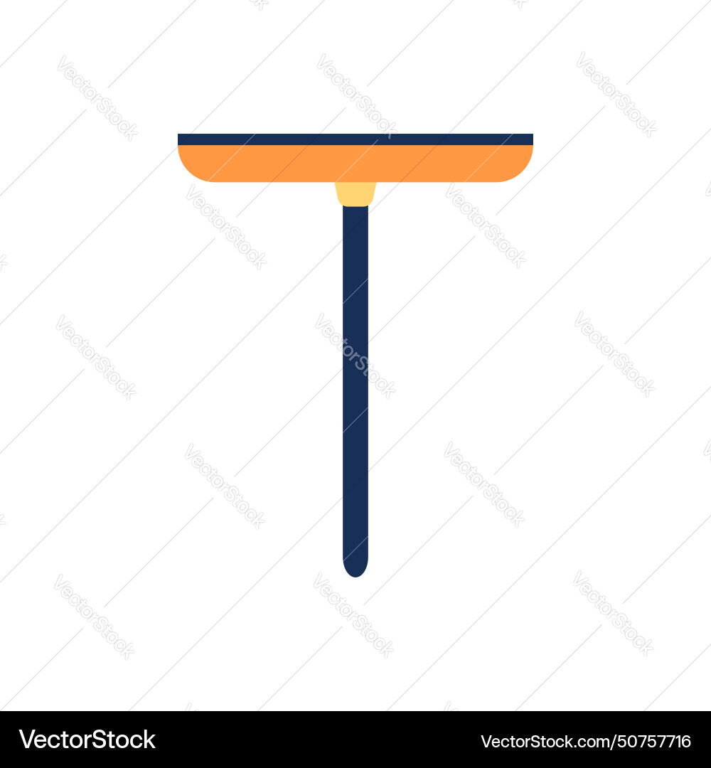Window glass cleaning wiper on white background Vector Image
