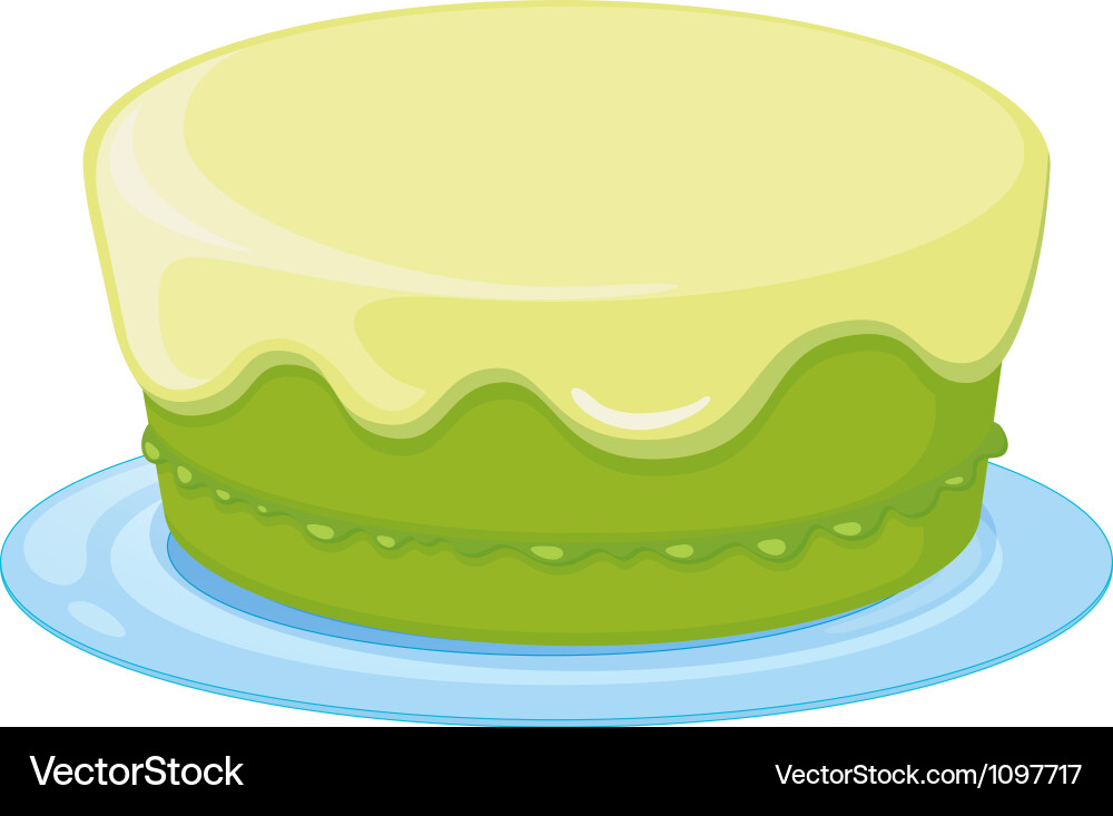 A cake Royalty Free Vector Image - VectorStock