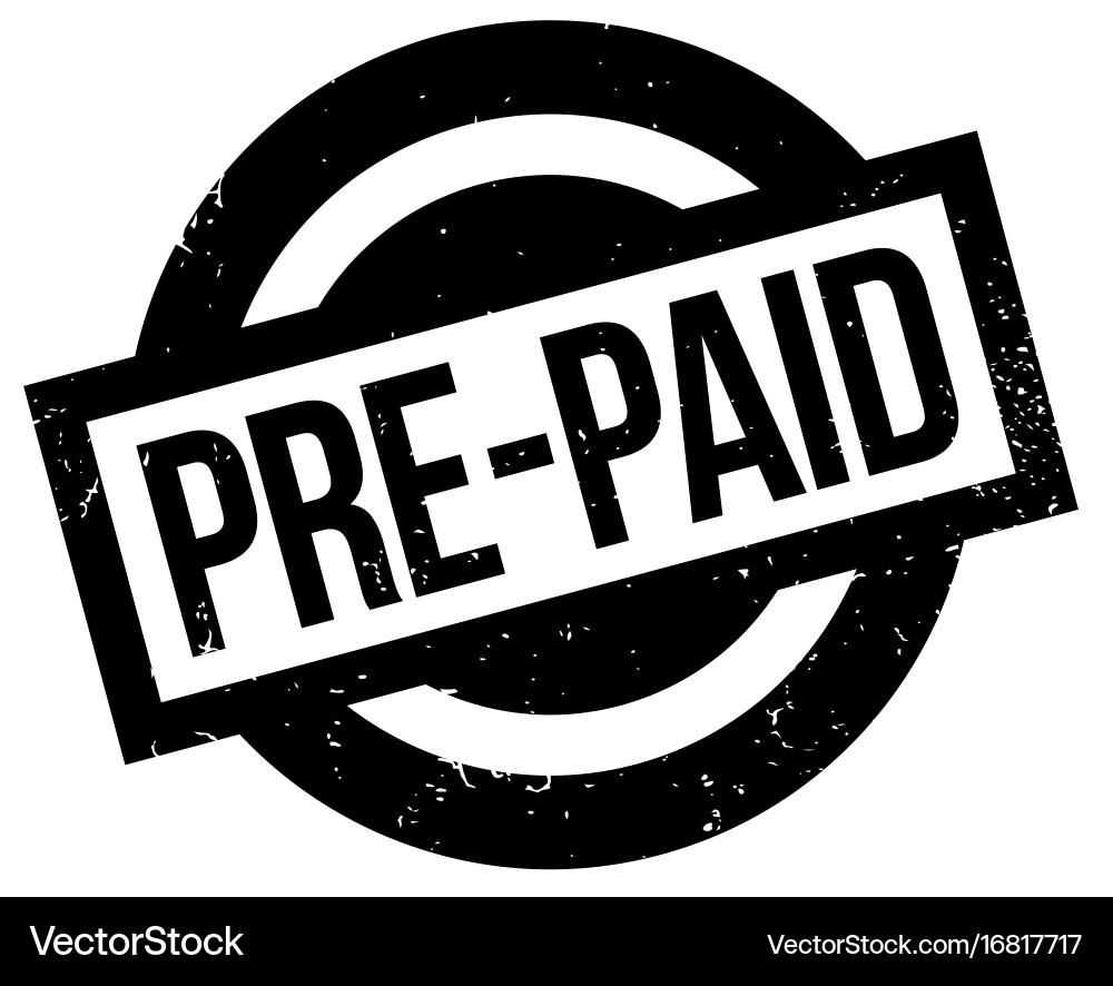 Postage Paid Logo Paid Stamp Rubber Vector, Paid Stamps, Paid Stamp