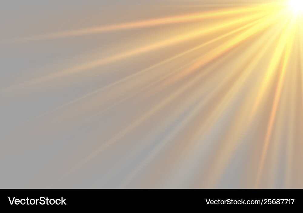 Sunlight Flash Effect - Lens Flare Royalty Free Vector Image