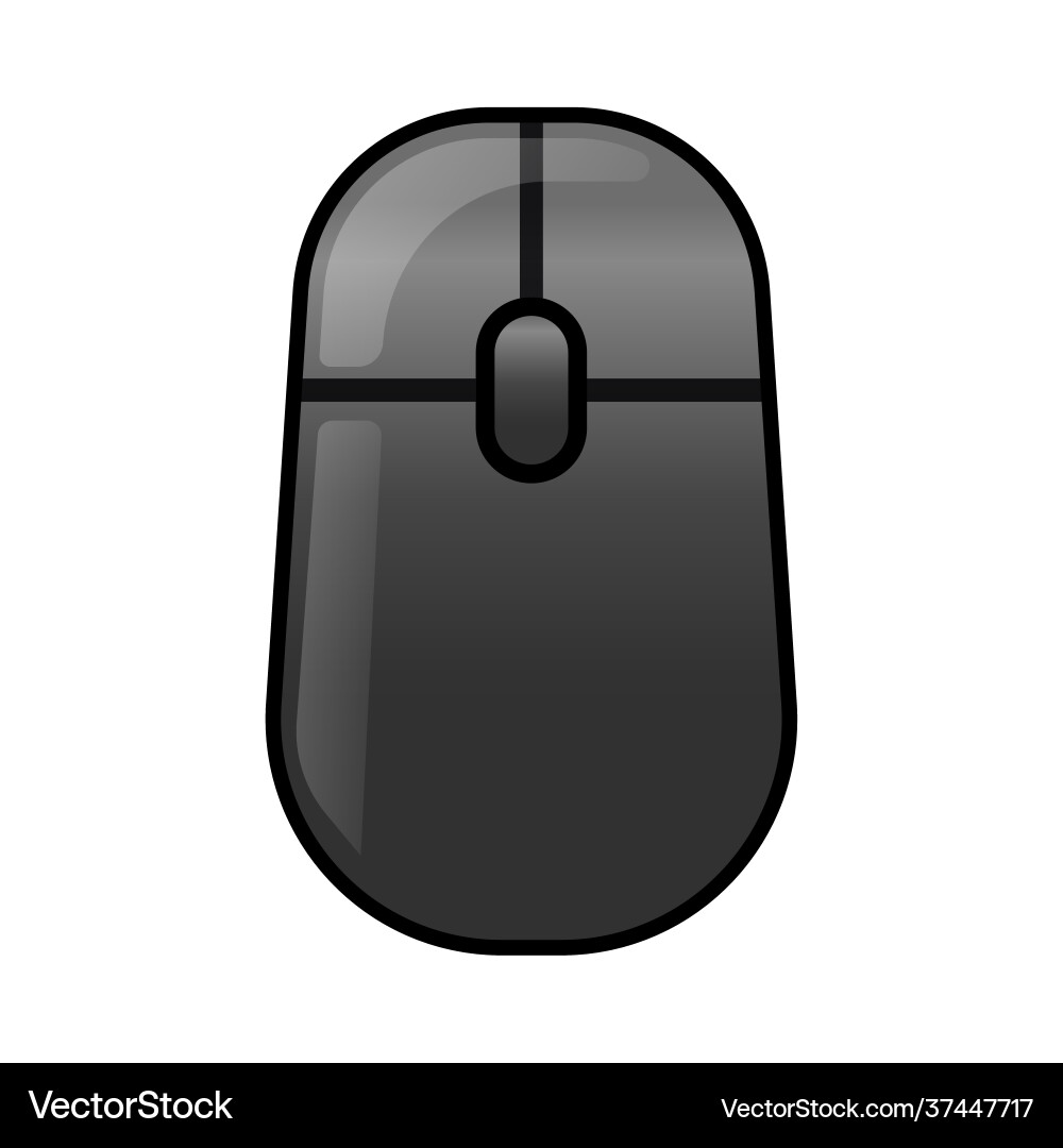 Wireless computer mouse Royalty Free Vector Image