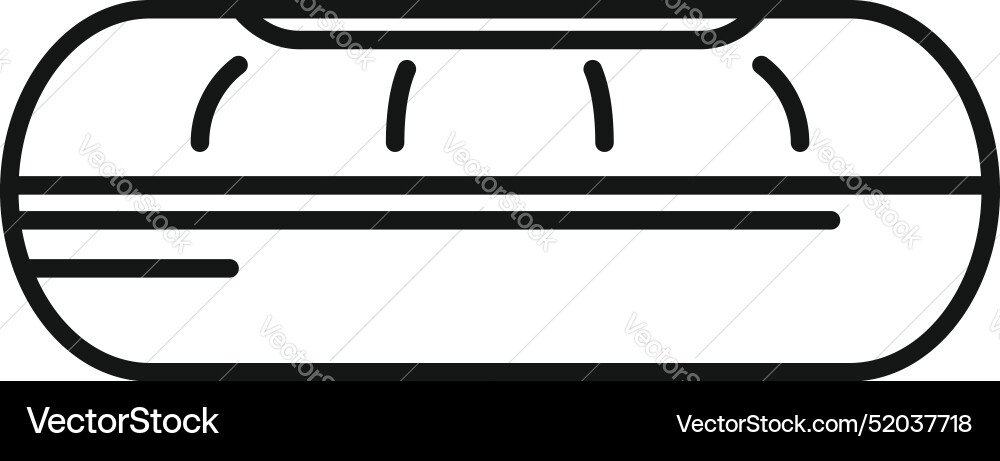 Inflatable rafting boat floating on water surface Vector Image