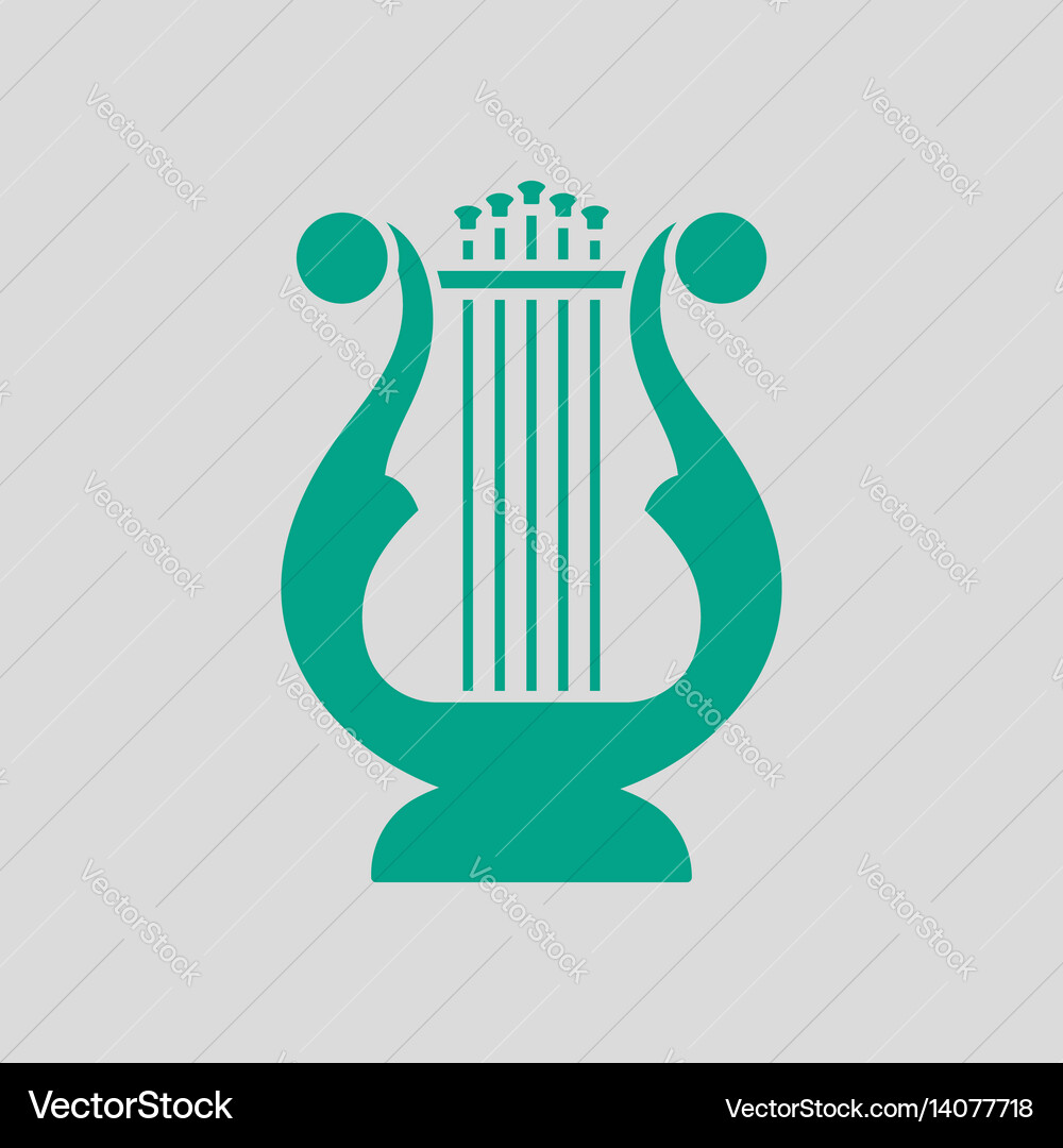 Lyre icon Royalty Free Vector Image - VectorStock