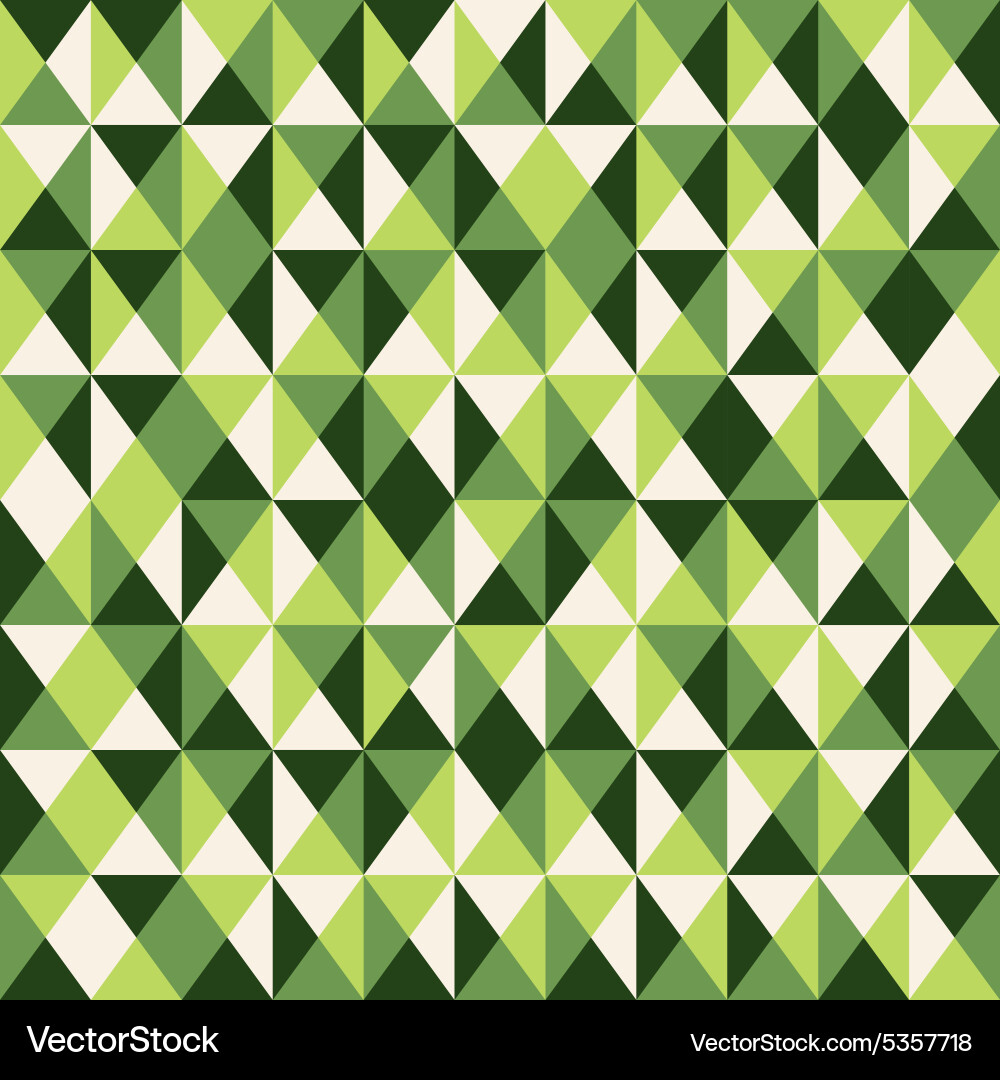 Pattern low poly green Royalty Free Vector Image