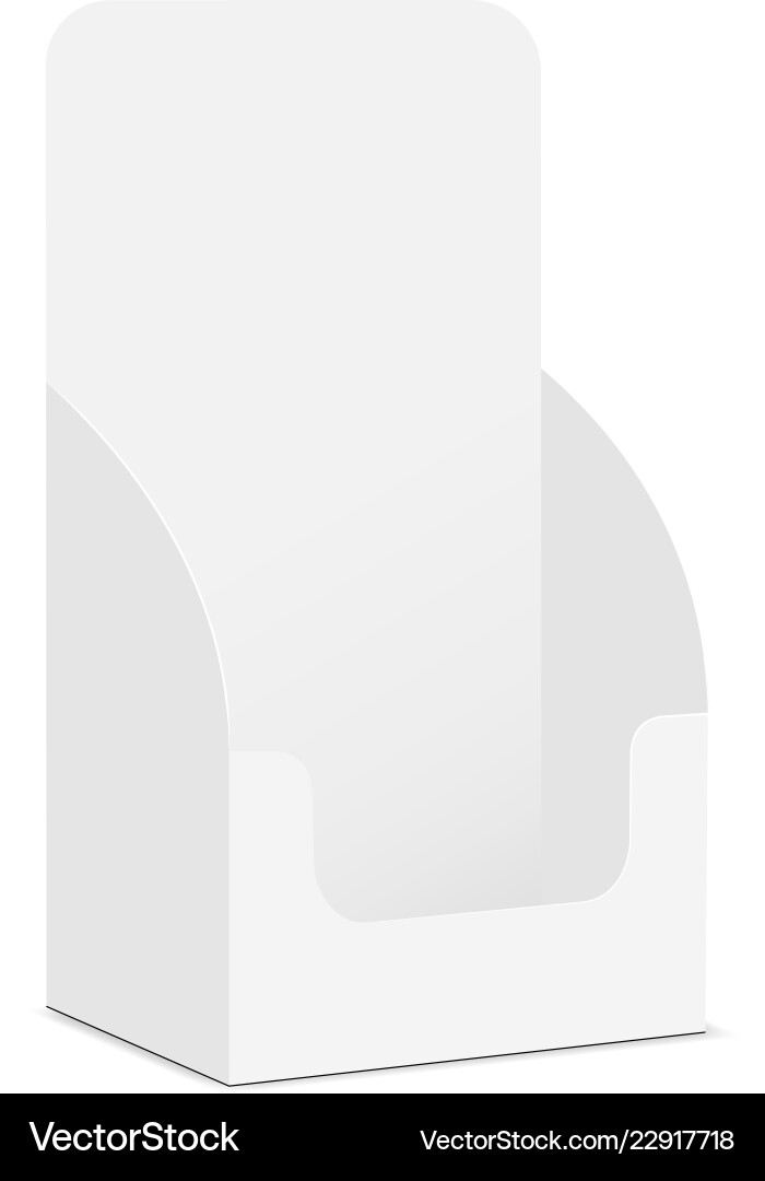 Pos display box isolated Royalty Free Vector Image