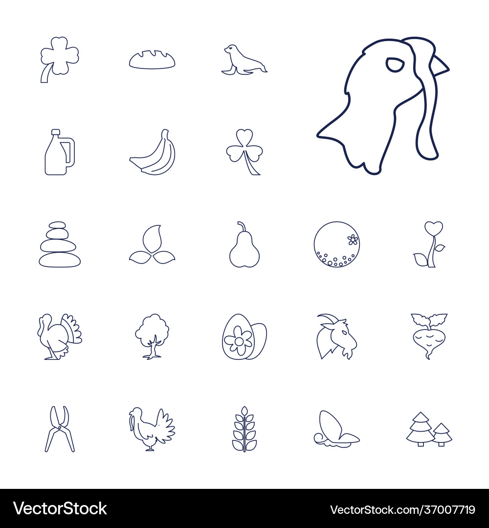 22 natural icons (37007719) – Free Vector | VectorStock