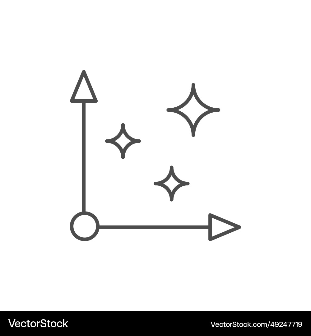 Cleaning area line outline icon Royalty Free Vector Image