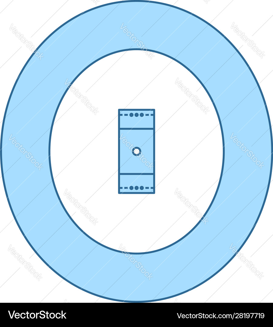 Cricket field icon Royalty Free Vector Image - VectorStock